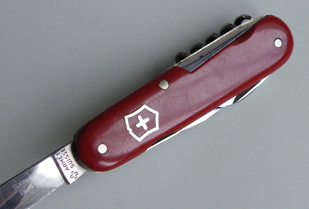 ARMÉE SUISSE - INOXYD Taschenmesser Balmer Bern (Victorinox) (Gebraucht ...