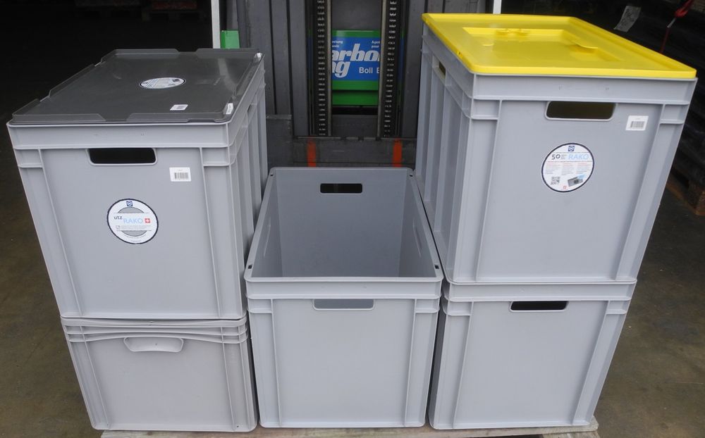 5 Stk. Rako Wez Stapelbox Kunststoffbehälter Lagerbox gross (Gebraucht ...
