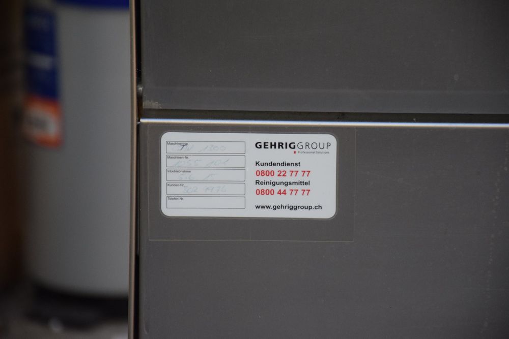 Geschirrspüler GEHRIG GTW 1300 (Gebraucht) in Teufen für CHF 750 – nur Abholung auf Ricardo kaufen