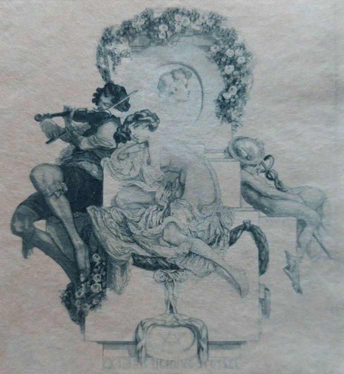 Exlibris Franz von Bayros - Heliogravur (Gebraucht) in Obfelden für CHF ...