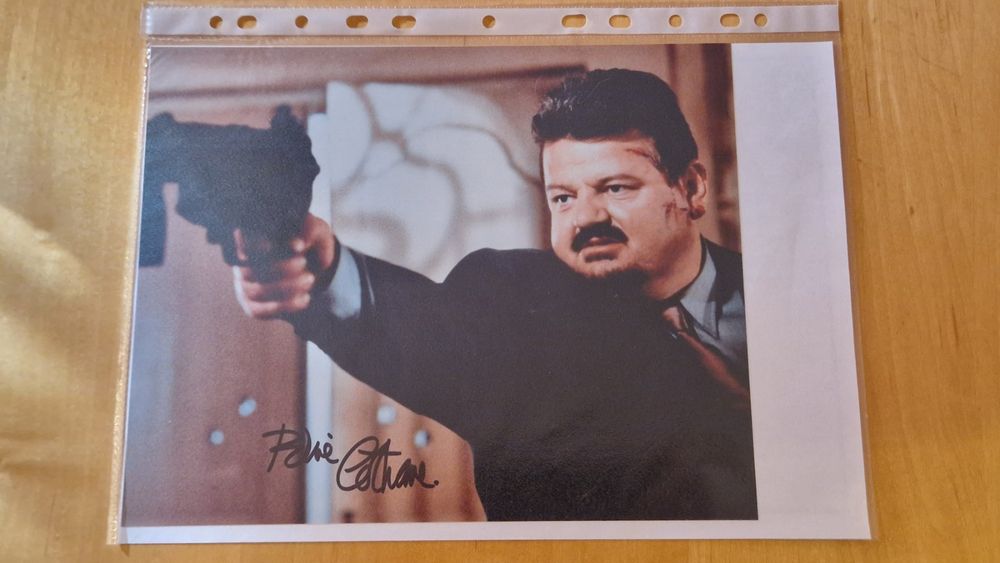 Robbie Coltrane, Original Autogramm mit Zertifikat in Farbe (Gebraucht ...