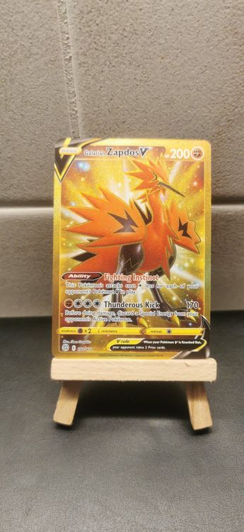 Pokemon Gold Galarian Zapdos V | Kaufen auf Ricardo