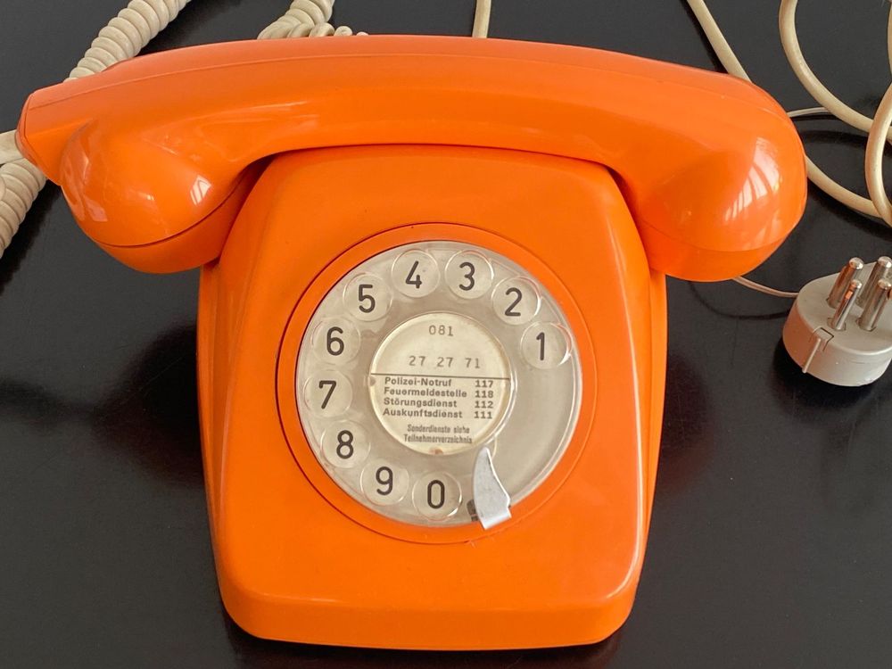Erstaunlich Retro Telefon Schnurlos Mit Wahlscheibe Ebenbild