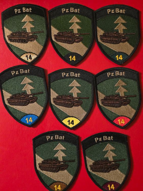 Panzer Abzeichen Komplet Set Panzer Bat 14 Klett (Gebraucht) in Nyon ...