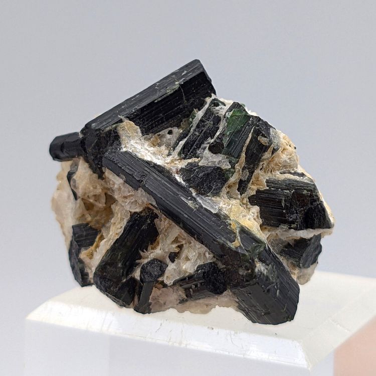 GRÜNE ELBAIT, TURMALIN, Gekreuzte Kristalle, Brasilien (Neu (gemäss Beschreibung)) in Balerna ...