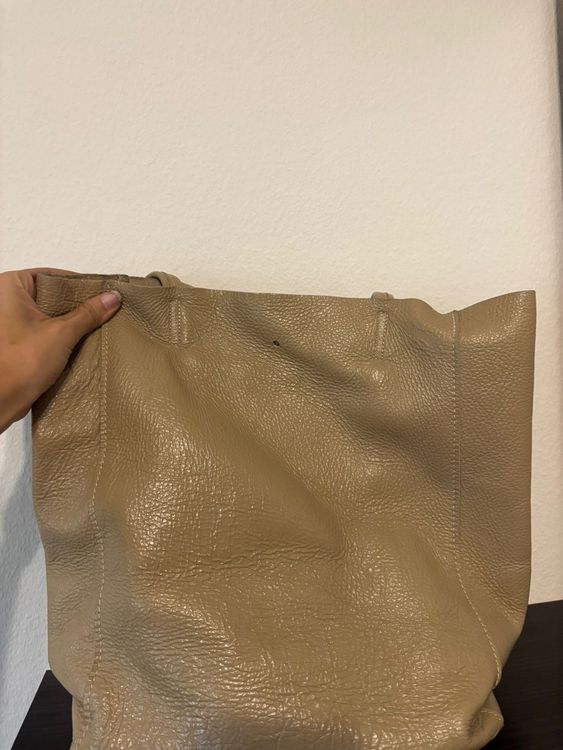 Edle Ledertasche / Handtasche, Beige (Gebraucht) in Zürich für CHF 3 ...
