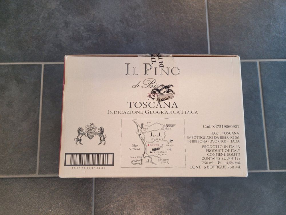 Il Pino di Biserno 2019 | 6 Flaschen (Neu und originalverpackt) in Seewen SZ für CHF 289 – mit ...