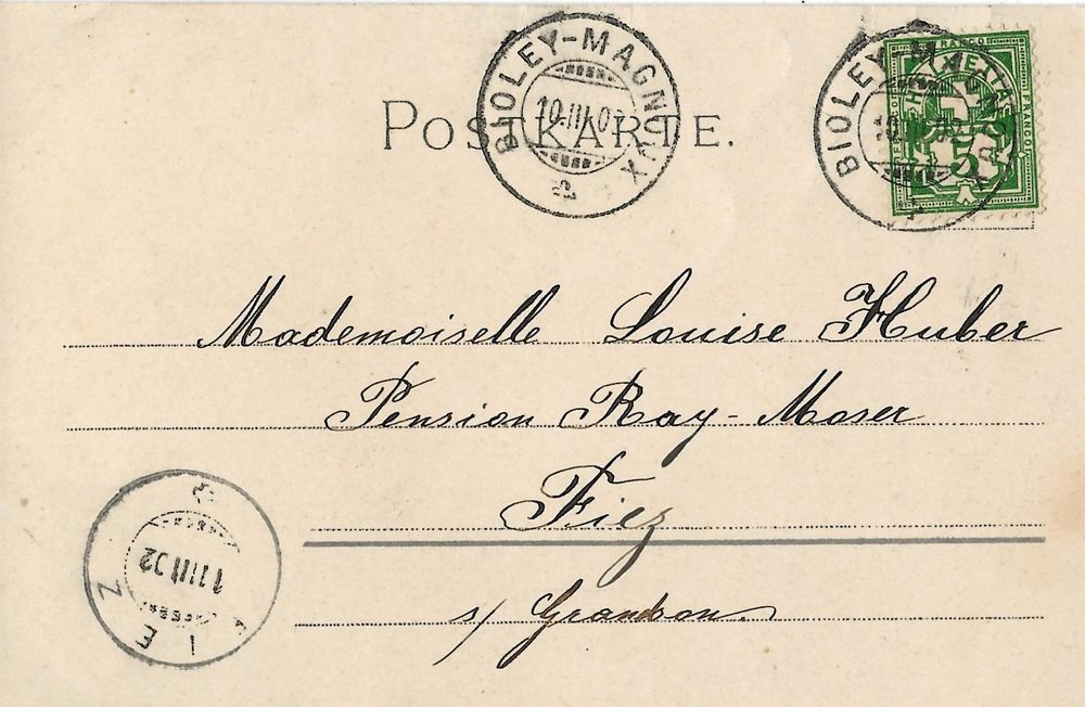 Vollstempel Boiley-Magnoux VD, 1902 (Gebraucht) in für CHF 4.8 – mit ...