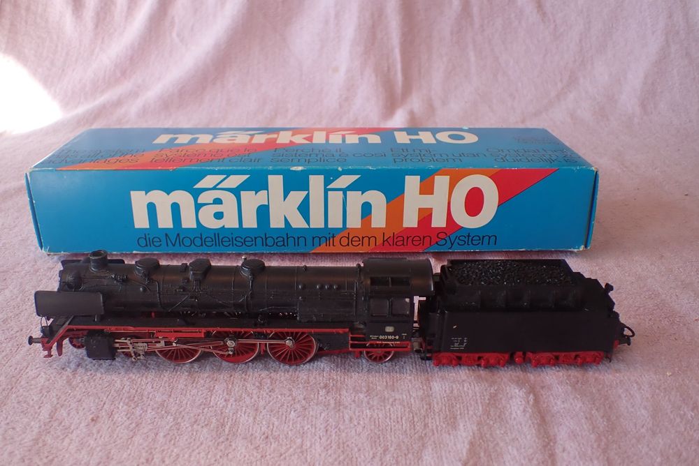 schöne Dampflok mit Tender Märklin 003160-9 H0 Eisenbahn Lok (Gebraucht ...