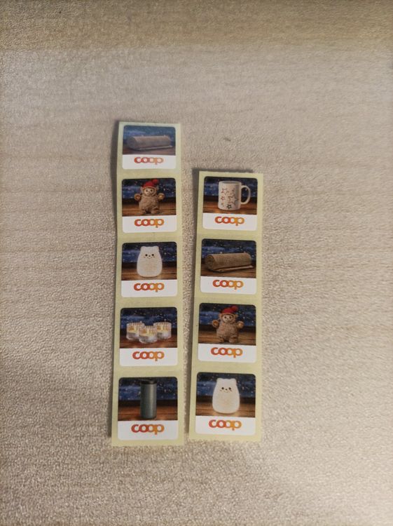 9x Sticker von Coop Winter Daheim | Kaufen auf Ricardo