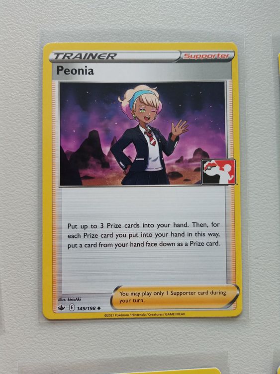 Peonia - Pokemon TCG Prize Pack Stamp Stempel | Kaufen auf Ricardo