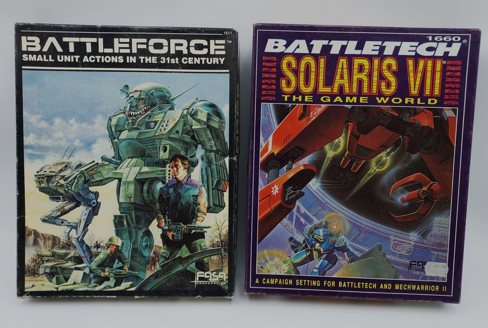 Battleforce + Battletech Solaris VII, FASA Games 80s (Gebraucht) in Wil ...