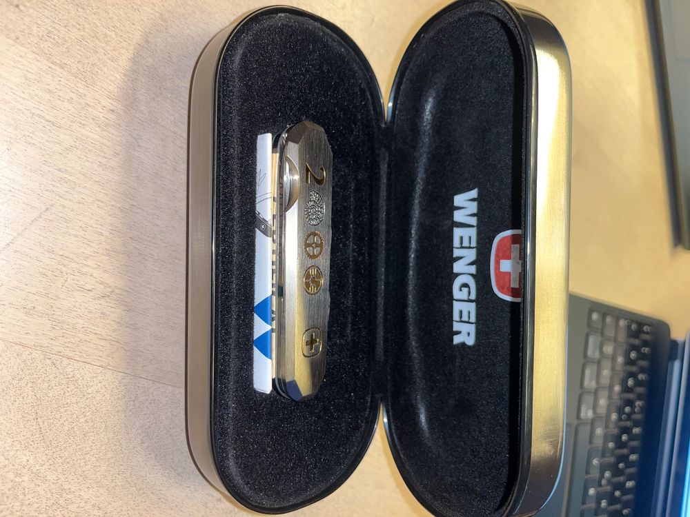 Wenger 2000 Jahre Metall Sackmesser (Neu und originalverpackt) in für CHF 230 – mit Lieferung ...