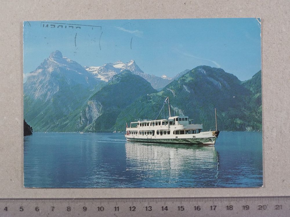 Vierwaldstättersee, Schiff Gotthard, 1974, Stempel REIDEN (Gebraucht) in Lenzburg für CHF 2 ...