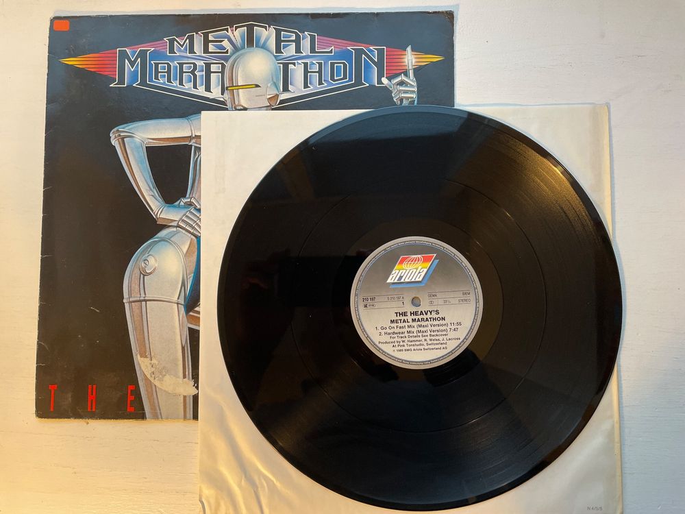 The Heavy's - Metal Marathon - LP, 1989, CH (Gebraucht) in Zürich für ...