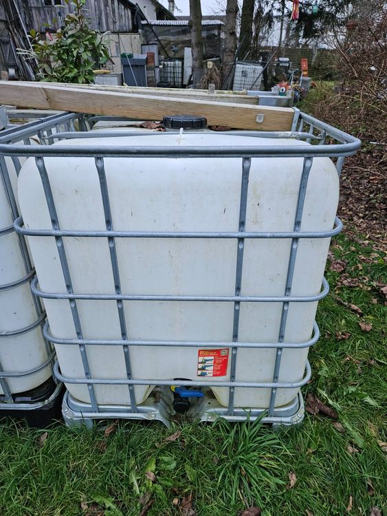 IBC Wassertank 1000L mit Hahn und Gitterbox (Gebraucht) in Wikon für ...