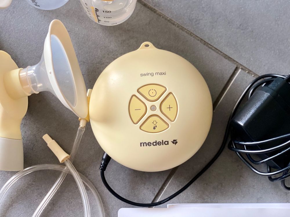 Medela Swing Maxi Flex - Doppelmilchpumpe inkl. Bustier (Gebraucht) in Urdorf für CHF 45 – mit ...