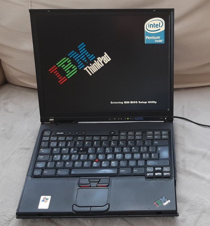 IBM ThinkPad T42, 14 ZOLL Für Teile oder für Bastler | Acheter sur Ricardo