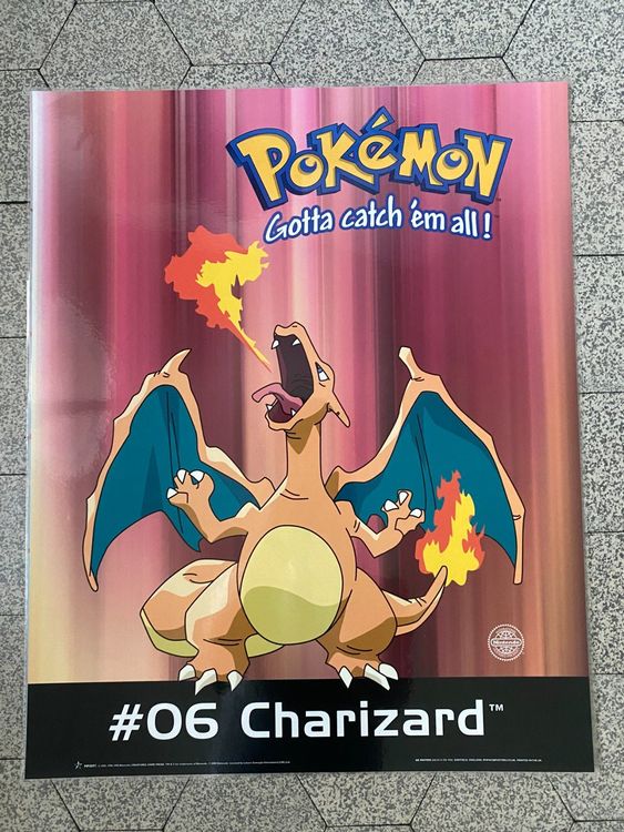 Pokemon Poster Original Nintendo #06 Charizard (Neu (gemäss Beschreibung)) in Schüpfen für CHF 5 ...
