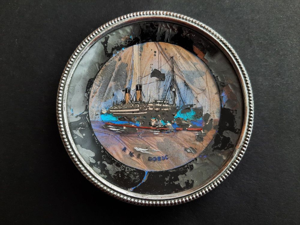 Original R.M.S. Doric White Star Souvenirschale 20er Jahre (Gebraucht ...