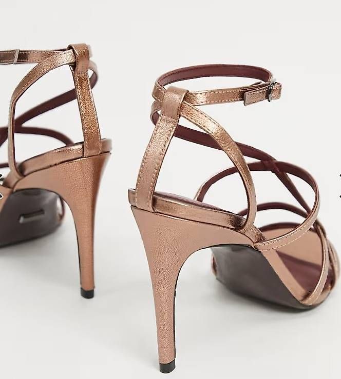 Sandales à talons REISS Rose gold Taille 39 (D'occasion) à Corcelles-le ...