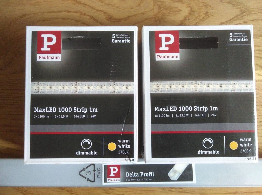 Paulmann Max LED 1000 2m inkl Profil | Kaufen auf Ricardo