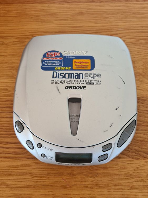 Sony Discman ESP2 Groove Portable CD Player aus den 90s (Gebraucht) in ...