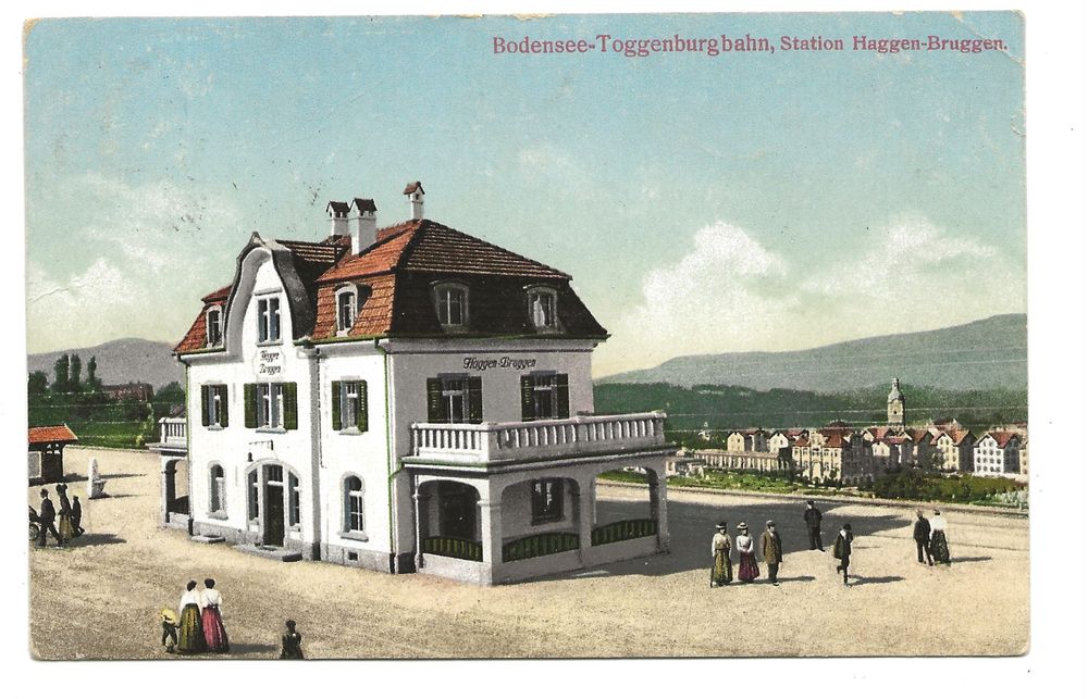 Bahnhof Haggen Bruggen (SG) Station der BT-Bahn - 1912 (Gebraucht) in Engelburg für CHF 11 – mit ...