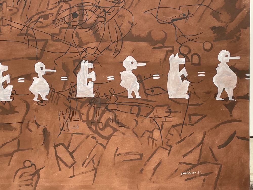 Rolf Winnewisser (1949) grosses Gemälde | Kaufen auf Ricardo