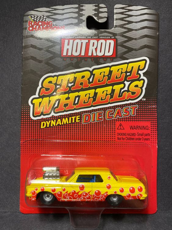 Hot Rod Street Wheels Dynamite Die-Cast Plymouth 1963 OVP (Neu und ...