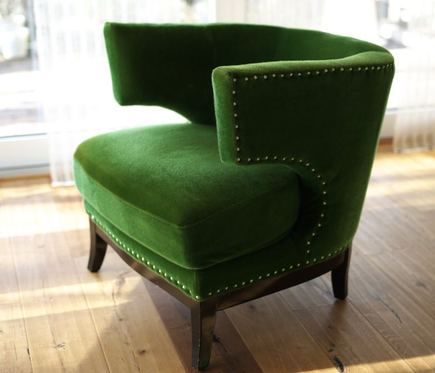 KARE Design Clubsessel Sessel Velours Club Armchair Art Deco (Gebraucht ...