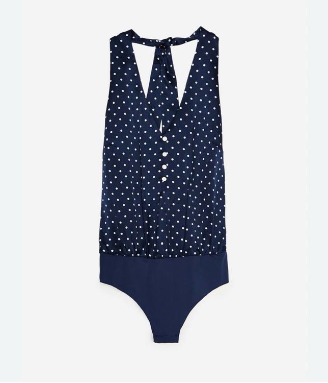 Uterqüe Polka Dot Bodysuit + Matching Skirt Set | Kaufen auf Ricardo