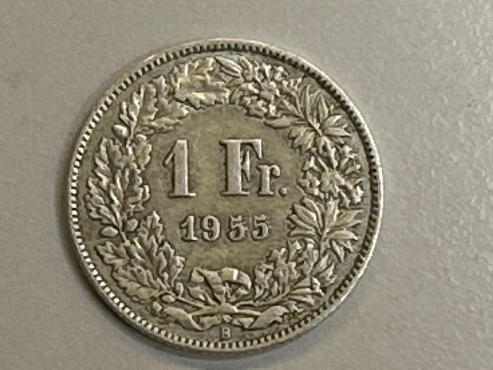 1 Fr.Silber Schweiz 1955 ss (Gebraucht) in Herisau für CHF 20 – mit Lieferung auf Ricardo kaufen