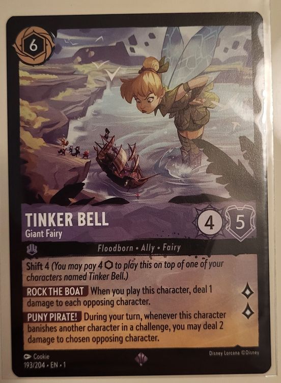 Tinker Bell - Super Rare - Lorcana - EN - 193/204 (Neu (gemäss ...
