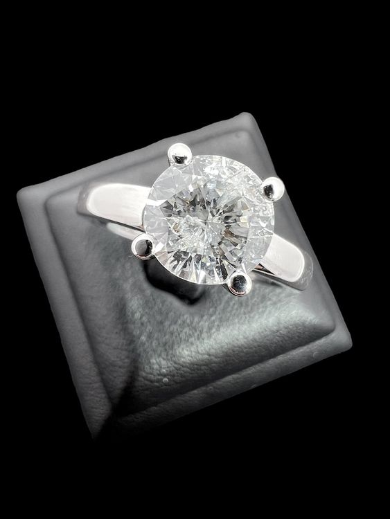 Solitär 2ct (I, I2) Diamant Ring Bucherer 18k Gr 58.5 *S599 | Kaufen auf Ricardo