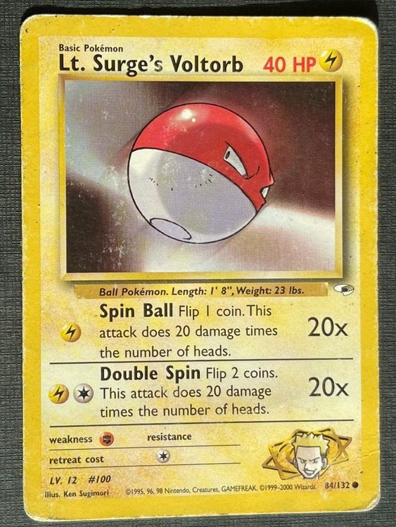 Lt. Surge´s Voltorb 84/132 Pokémon Gym Heroes | Kaufen auf Ricardo