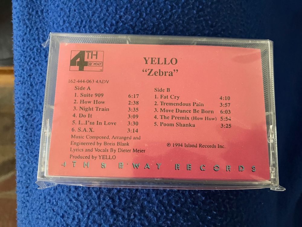 YELLO / ZEBRA / Cassette / PROMOTION Version (Gebraucht) in Zürich für CHF 19.9 – nur Abholung ...