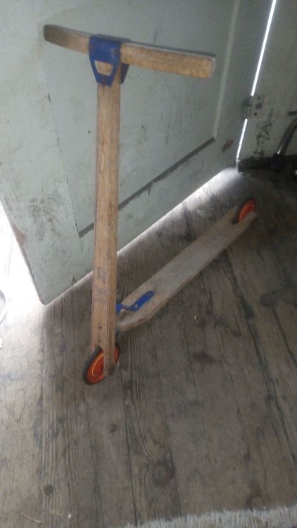 Holzroller Trettroller vintage (Gebraucht) in Belp für CHF 45 – mit ...