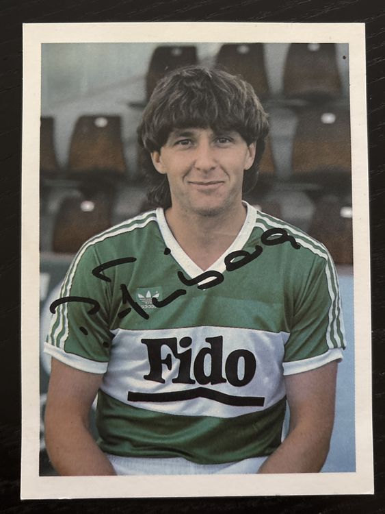 Original Autogrammkarte Paul Friberg seltene Fussball Sammle (Gebraucht ...
