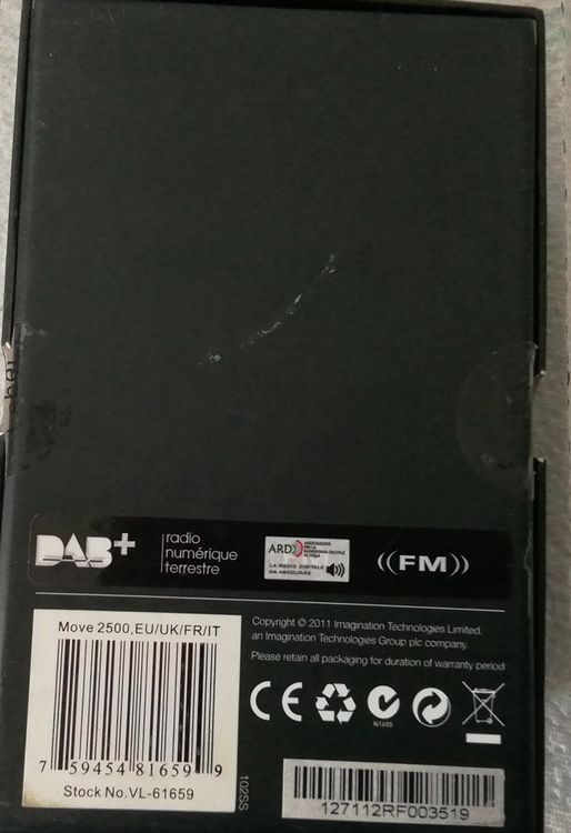 Pure Move 2500 Dab dab+ fm radio (Gebraucht) in Radelfingen für CHF 25 ...