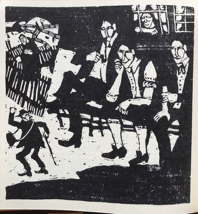 Holzschnitt von Bruno Gentinetta, 1965 (Gebraucht) in Ennetbaden für CHF 5 – mit Lieferung auf ...