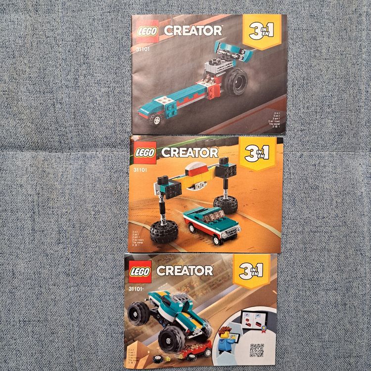 Lego Creator 3in1 Monster Truck (Gebraucht) in Zwingen für CHF 6 – mit ...