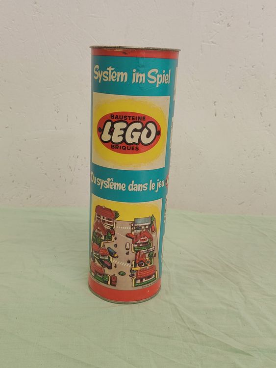 ORIGINAL RUNDER LEGO SCHACHTEL FRANZ KARL WEBER MIT INHALT | Kaufen auf ...