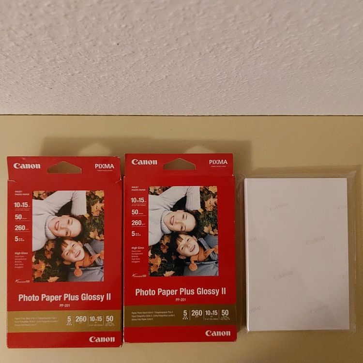 Canon Photo Papier Plus Glossy II, 10x15 (Neu (gemäss Beschreibung)) in ...