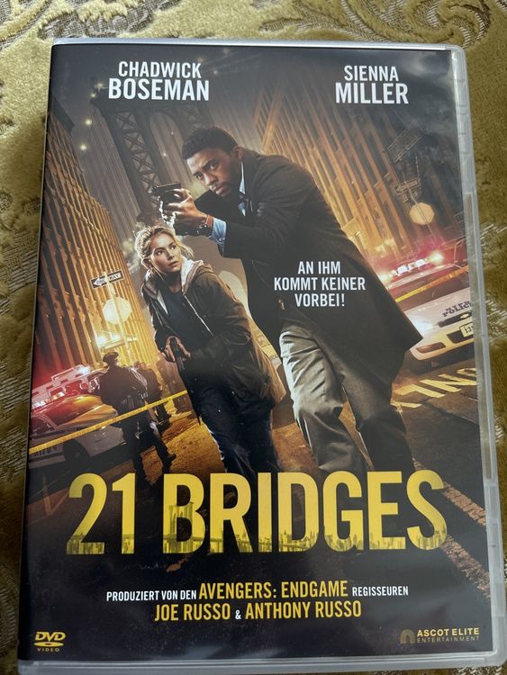 DVD 21 Bridges Top Action mit Chadwick Boseman (Neu (gemäss ...