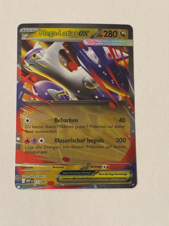 Pokémon Mega Latias ex – MEP 011 – Promo (DE) (Gebraucht) in St. Gallen ...
