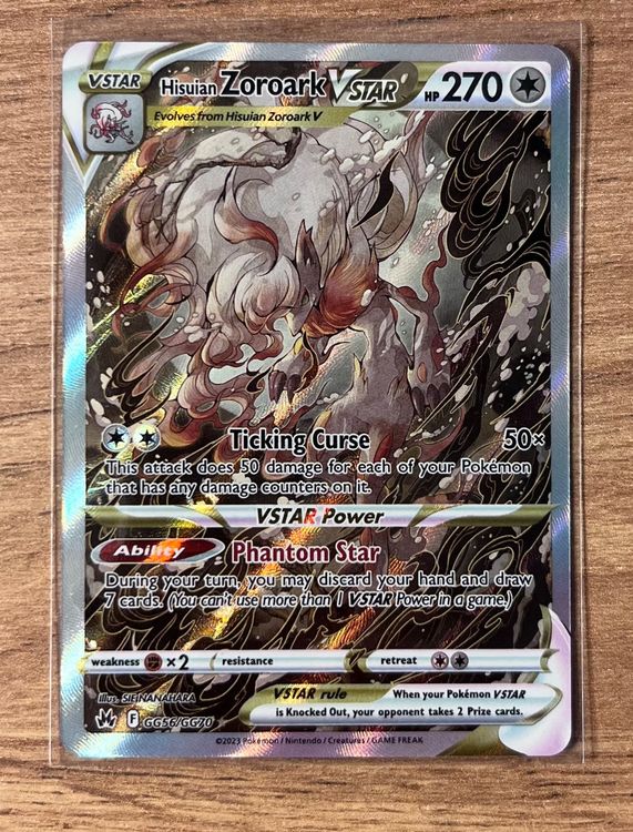 Hisuian Zororak VSTAR GG56/70 Pokemon Crown Zenith | Kaufen auf Ricardo