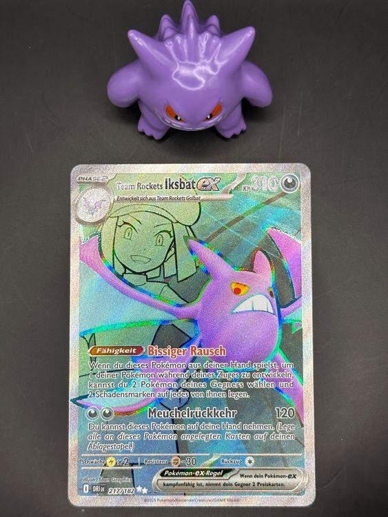 Pokémon Ewige Rivalen - Team Rockets Iksbat ex DRI 217 DE 🔴 (Neu ...