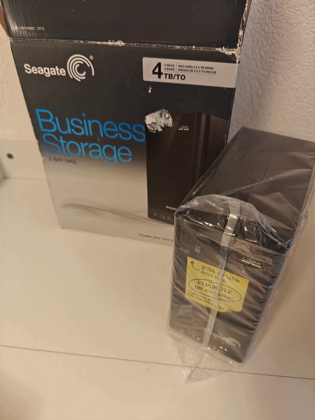 Seagate Business Storage 4 To Serveur NAS 2 baies Neuf (Neuf (Voir ...