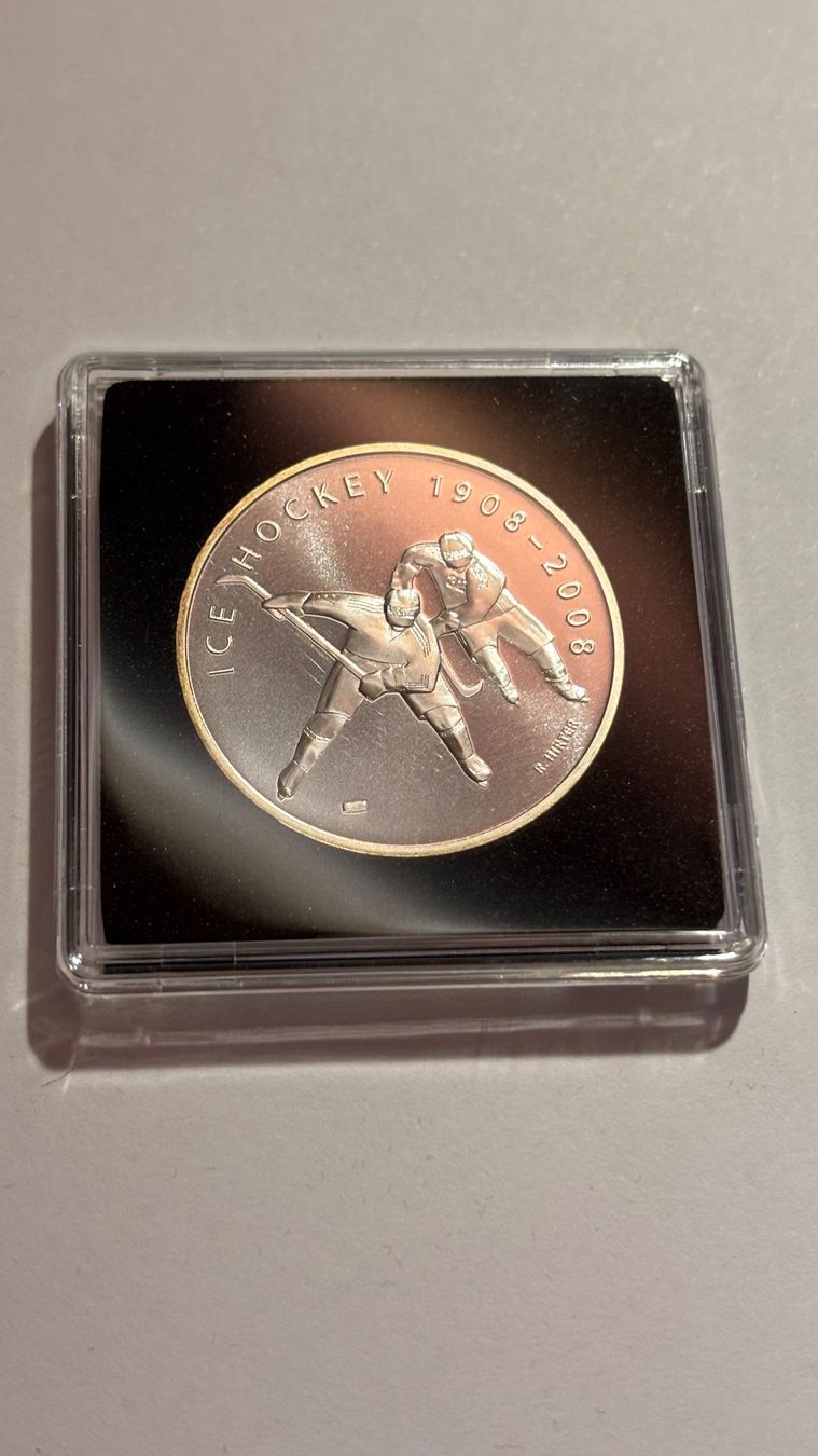 Pièce commémorative 20.- / 2008 (100e hockey sur glace) (D'occasion) à ...